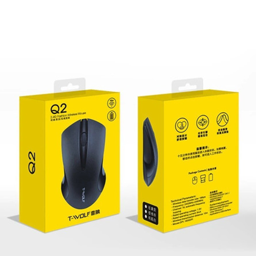 Mouse Inalámbrico TWOLF Q2 – TecnOS